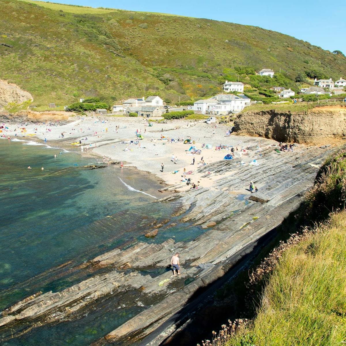 Visit Cornwall | Beaches: Crackington Haven Beach
