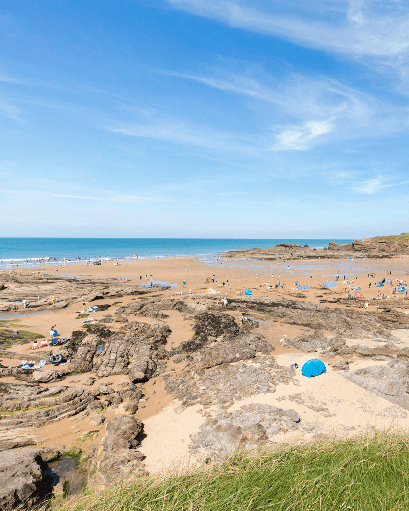 Visit Cornwall | Beaches: Crooklets Beach