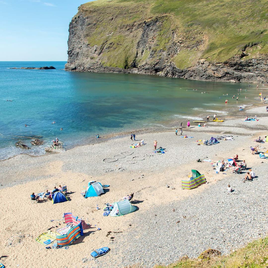 Visit Cornwall | Beaches: Crackington Haven Beach
